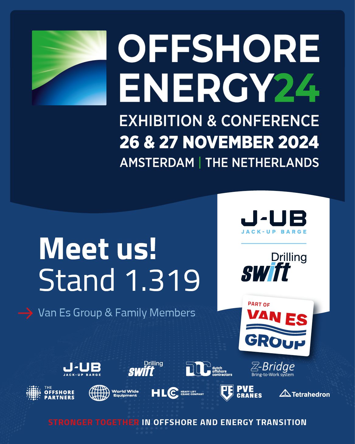 Meet Us | Offshore Energy 2025 - Swift Drilling